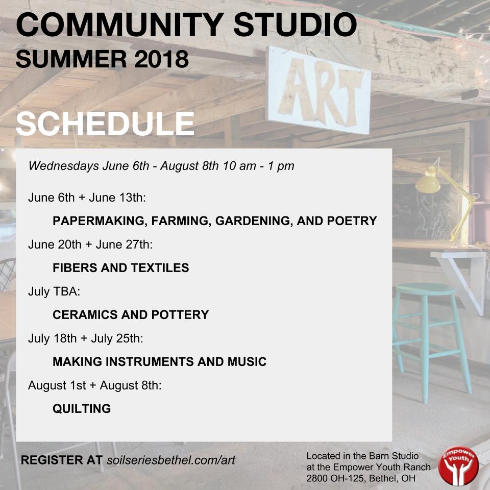 Announcing Community Studio 2018 – SOIL SERIES: A Social Drawing